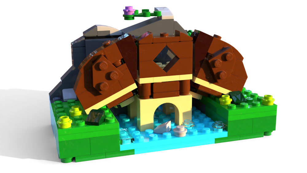 LEGO MOC Bridge scenery by Dragox | Rebrickable - Build with LEGO