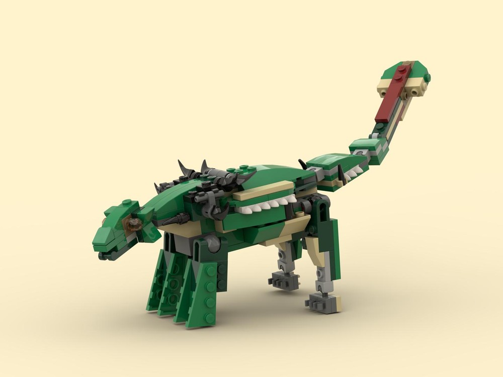 LEGO MOC 31058 ankylosaurid - slim version by Ambrosino | Rebrickable ...