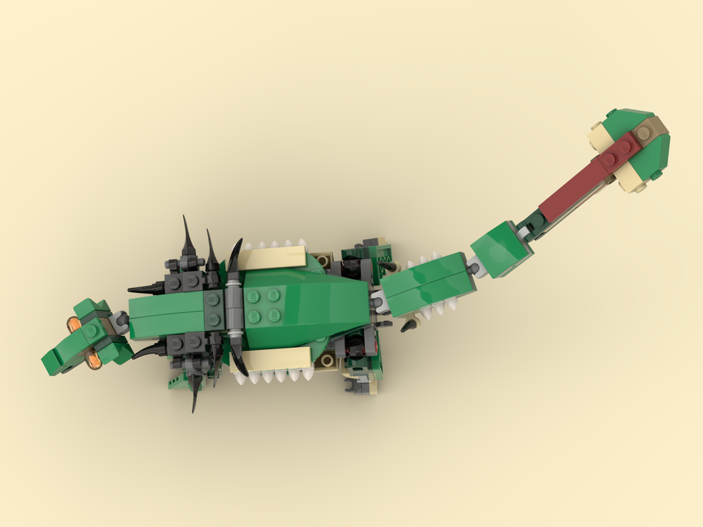 Lego Moc 31058 Ankylosaurid Slim Version By Ambrosino Rebrickable