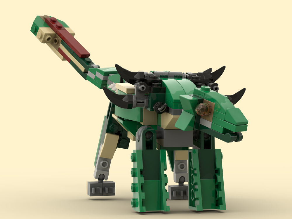Lego Moc 31058 Ankylosaurid Slim Version By Ambrosino Rebrickable