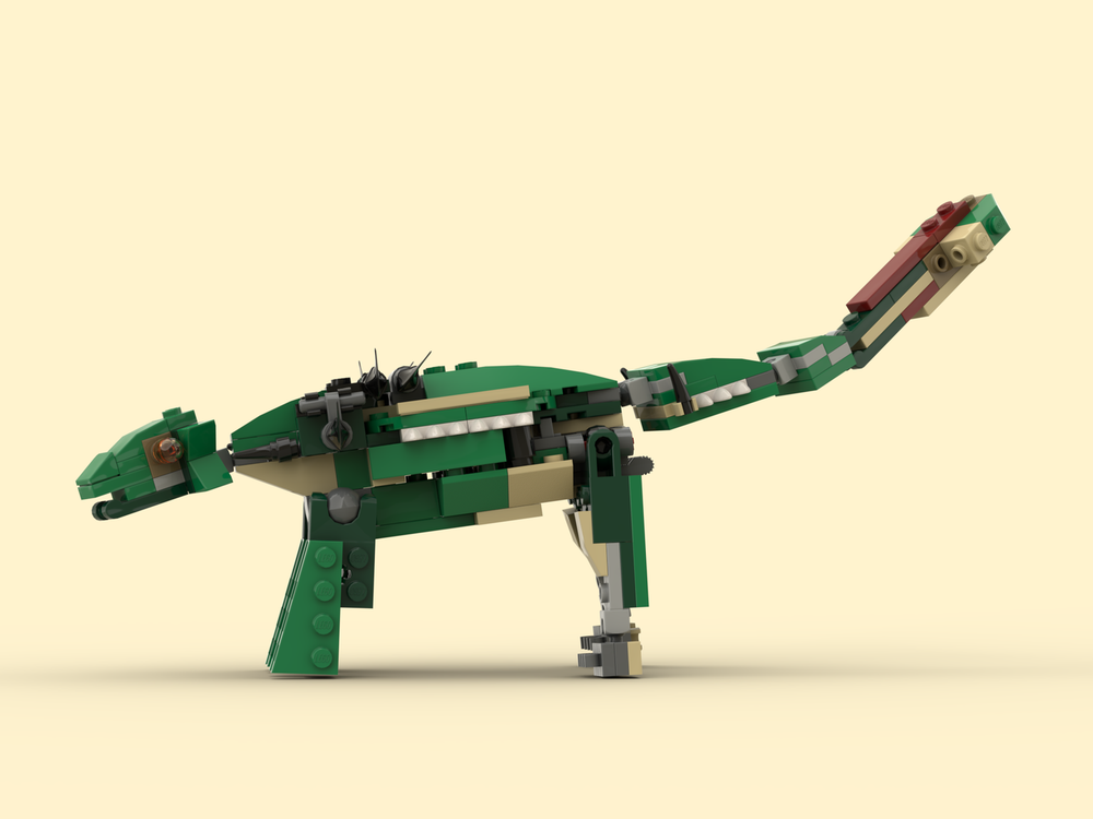 Lego Moc 31058 Ankylosaurid Slim Version By Ambrosino Rebrickable