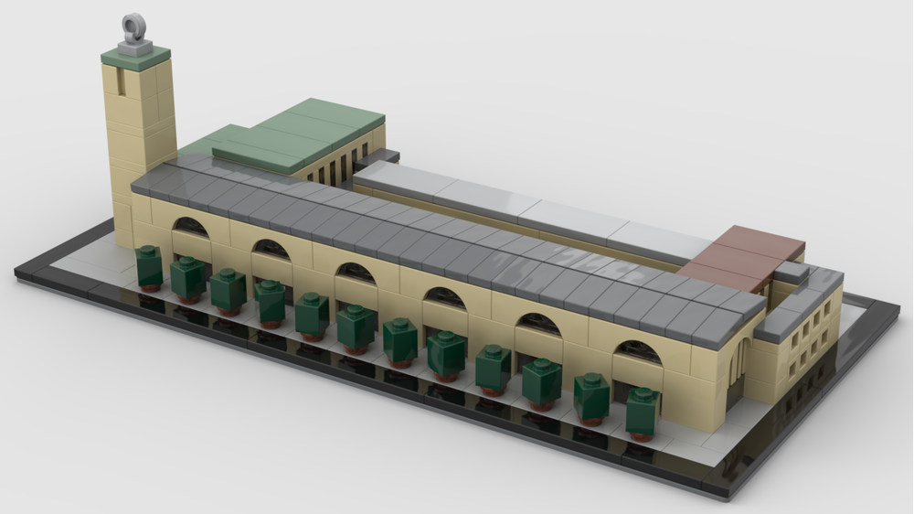 LEGO MOC Stuttgart Hauptbahnhof by Rauy | Rebrickable - Build with LEGO