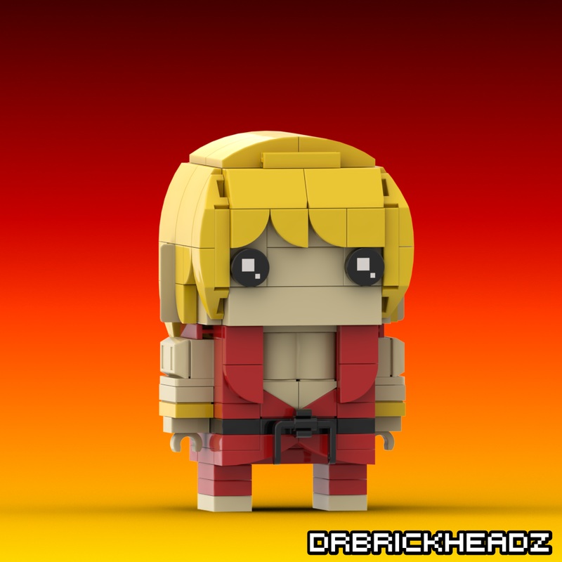 LEGO MOC Ken Masters (Street Fighter Alpha) Brickheadz by DrBrickheadz ...