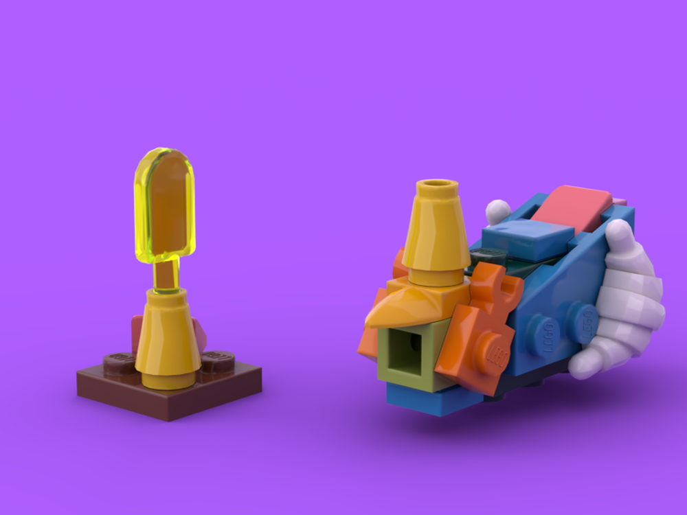 LEGO MOC 30548 - Bizarre Duck by JusTiCe8 | Rebrickable - Build with LEGO