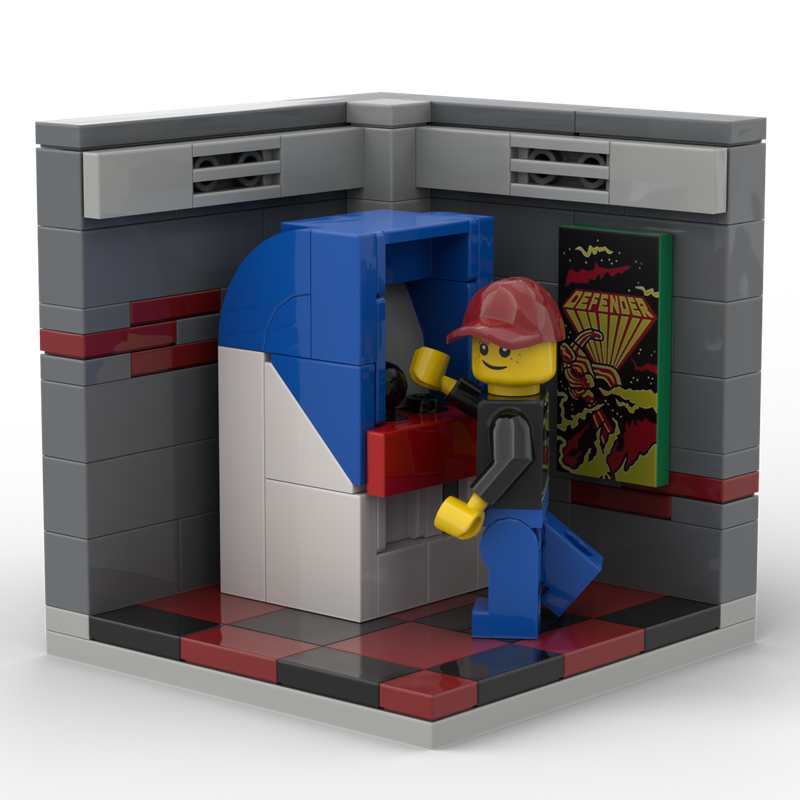 LEGO MOC Arcace "Candy Cab Neo" upright Cabinet by Ptchnk | Rebrickable ...
