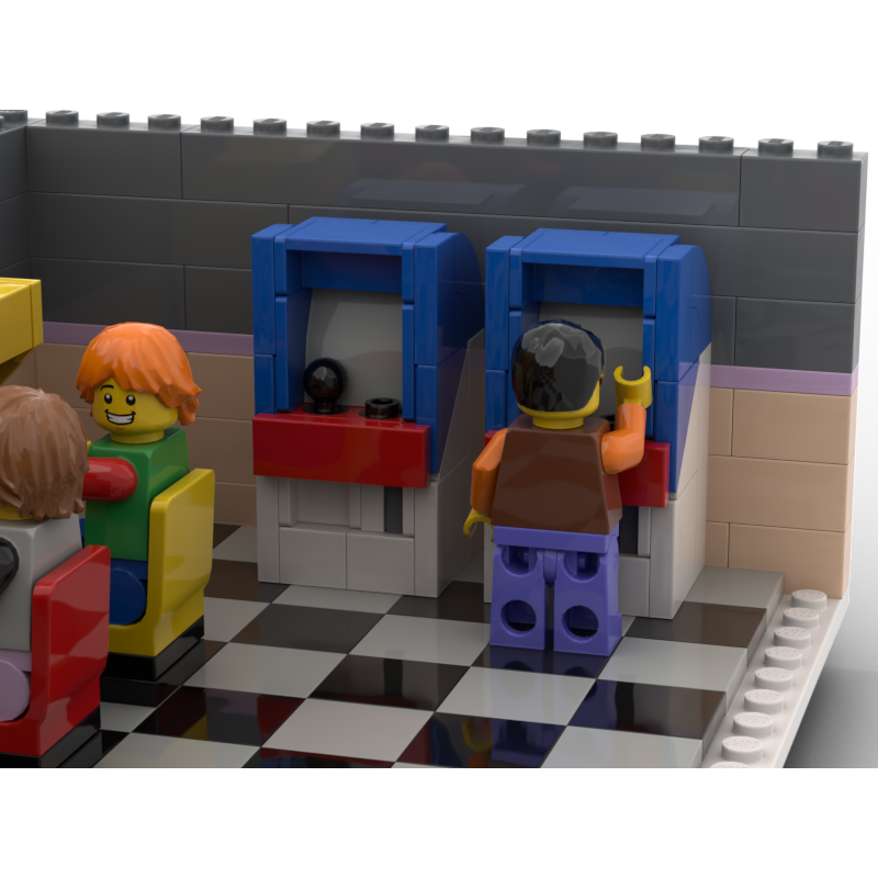 LEGO MOC Arcace "Candy Cab Neo" upright Cabinet by Ptchnk | Rebrickable ...