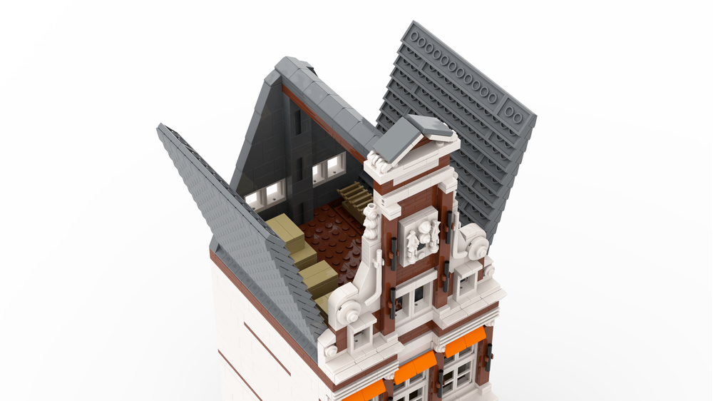 Lego Moc Amsterdam Oude Turfmarkt Modular Building By Creable