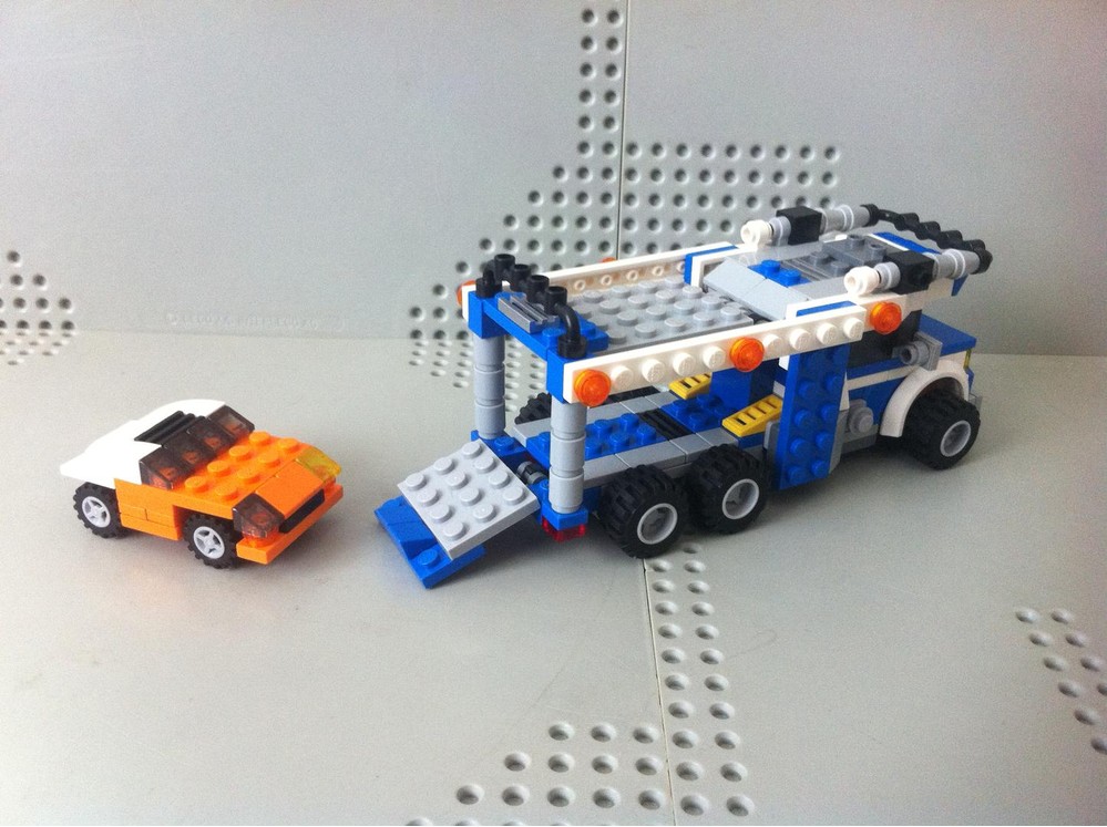 LEGO MOC 5765 Car Transporter by Turbo8702 | Rebrickable - Build with LEGO