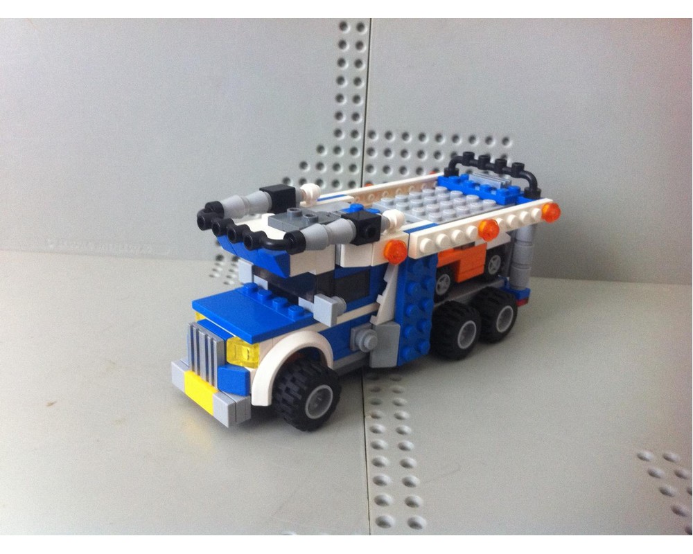 LEGO MOC 5765 Car Transporter by Turbo8702 | Rebrickable - Build with LEGO