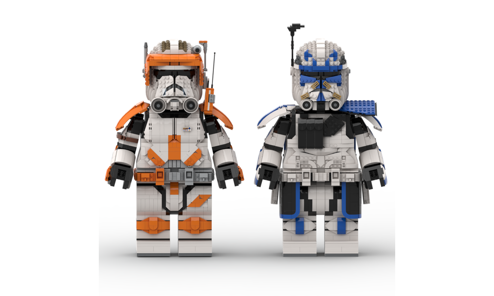 LEGO MOC Commander Cody Phase 2 Megafigure (fits Breaaad's helmet) by ...