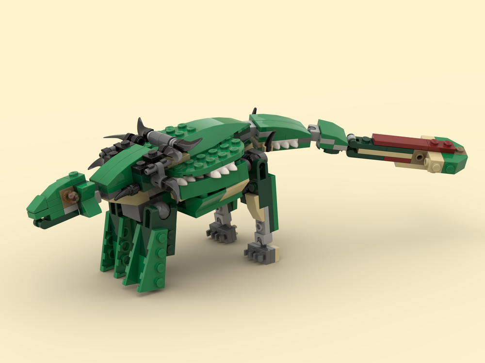 Lego Moc 31058 Ankylosaurid Wide Version By Ambrosino Rebrickable