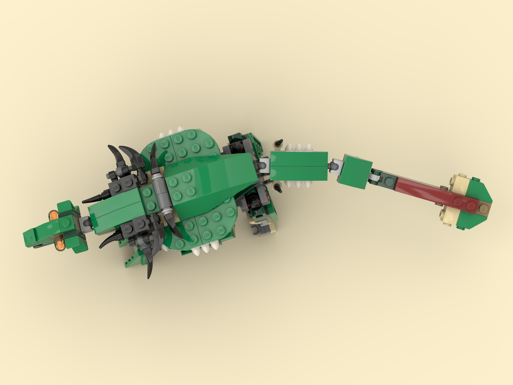 Lego Moc 31058 Ankylosaurid Wide Version By Ambrosino Rebrickable