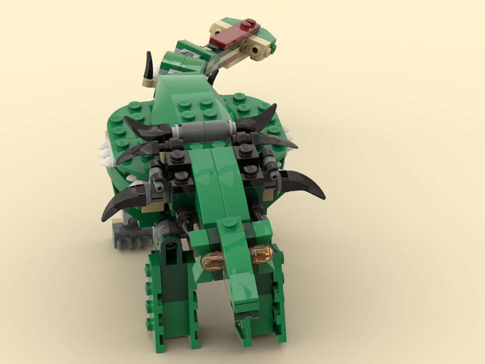 Lego Moc 31058 Ankylosaurid Wide Version By Ambrosino Rebrickable