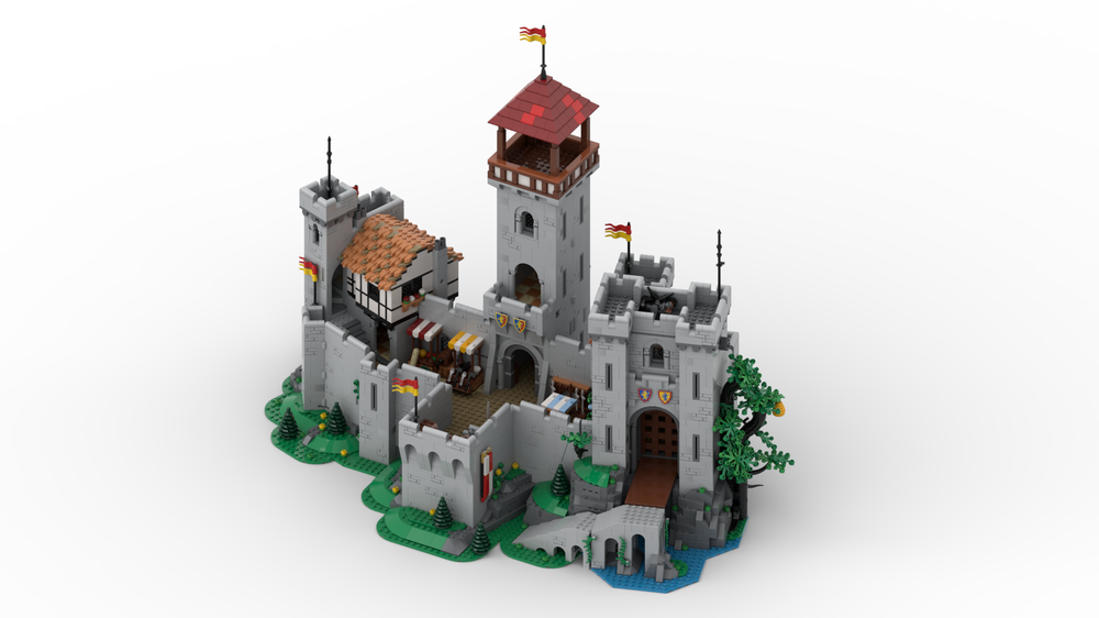 LEGO MOC Lion Knights Castle Keep Expansion by LCas89 | Rebrickable ...