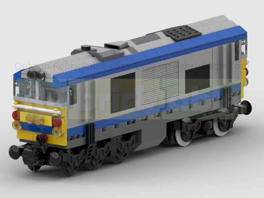 LEGO MOC BR Class 59 Diesel Locomotive Train In Yeoman Livery by Andy ...