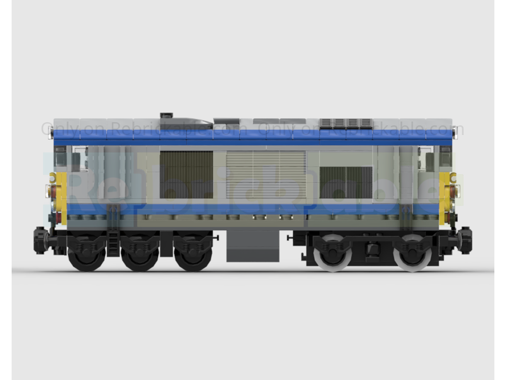LEGO MOC BR Class 59 Diesel Locomotive Train In Yeoman Livery by Andy ...