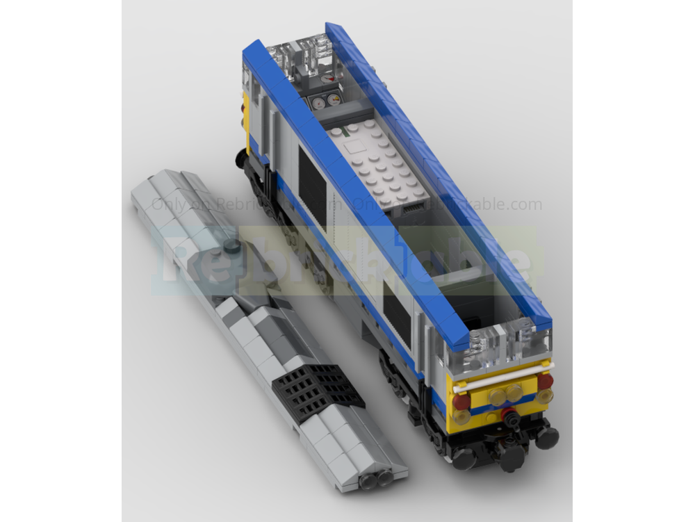 LEGO MOC BR Class 59 Diesel Locomotive Train In Yeoman Livery by Andy ...