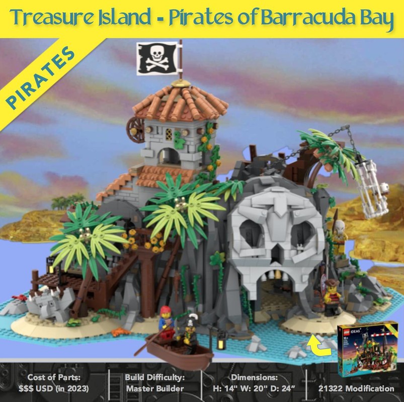 LEGO MOC Treasure Island - Pirates of Barracuda Bay by Dream Build ...