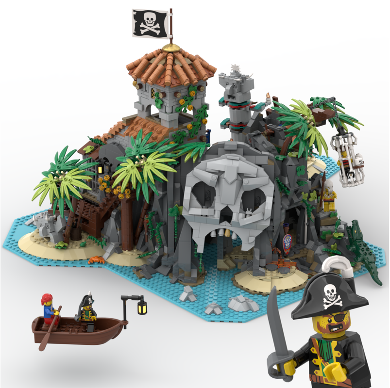 LEGO MOC Treasure Island - Pirates of Barracuda Bay by Dream Build ...