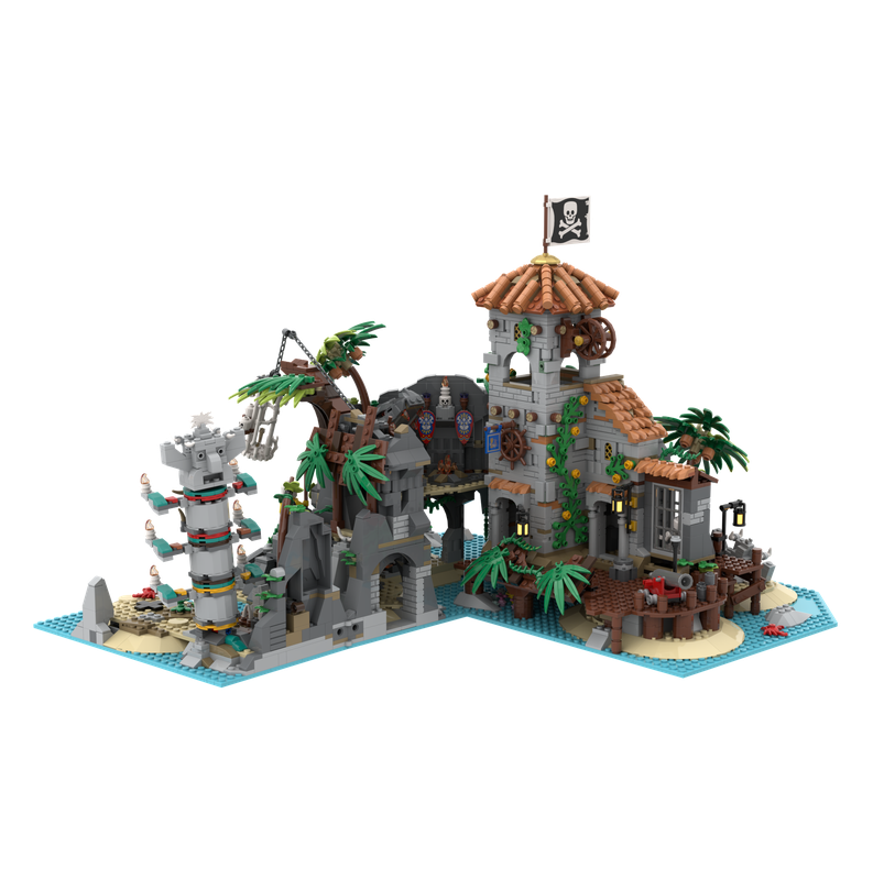 LEGO MOC Treasure Island - Pirates of Barracuda Bay by Dream Build ...