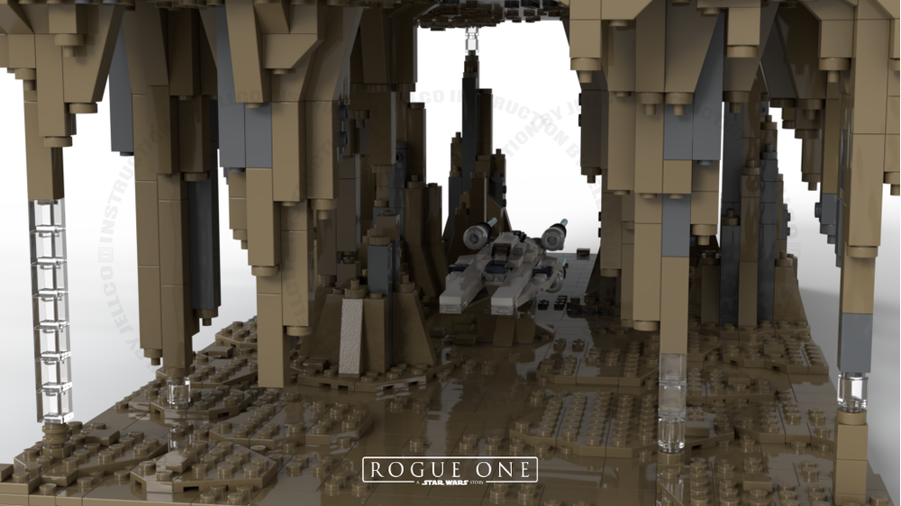 Lego Moc Micro Ut 60d Starfighter Rogue One By Jellco Rebrickable