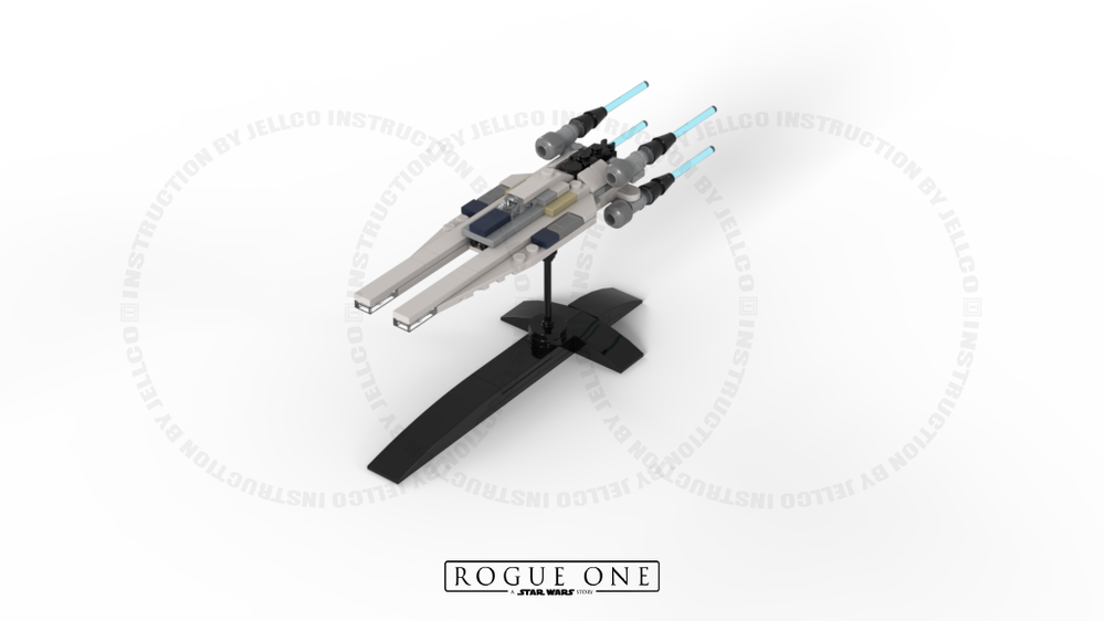 Lego Moc Micro Ut 60d Starfighter Rogue One By Jellco Rebrickable