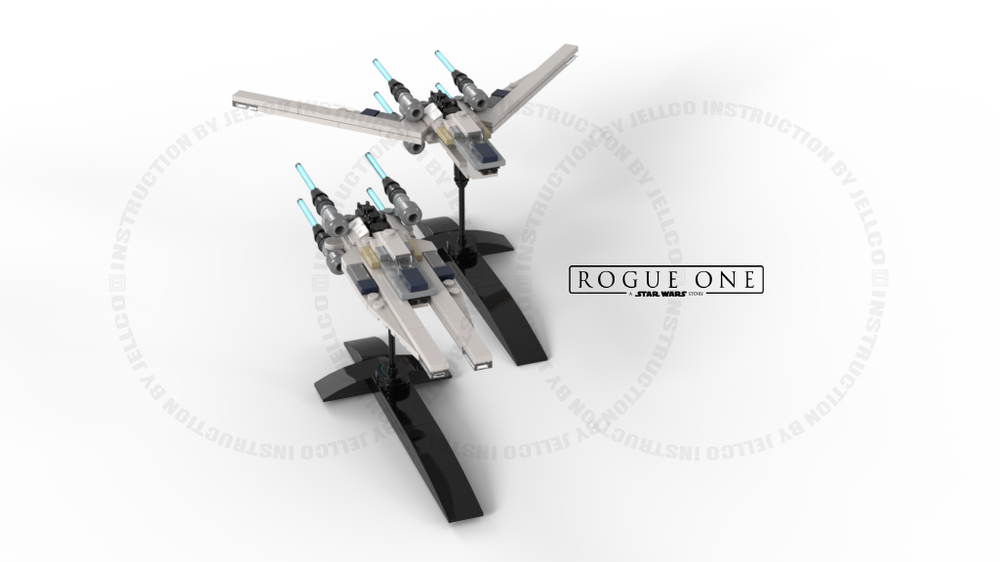 Lego Moc Micro Ut 60d Starfighter Rogue One By Jellco Rebrickable