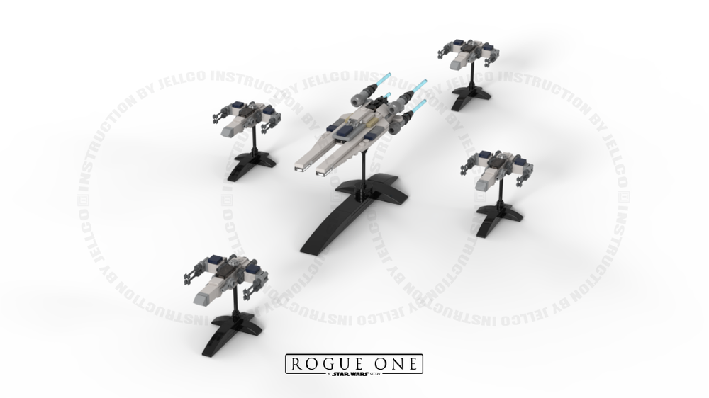 Lego Moc Micro Ut 60d Starfighter Rogue One By Jellco Rebrickable