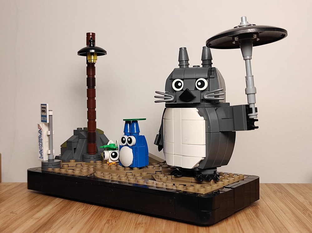 LEGO MOC Lego Totoro by Limbert | Rebrickable - Build with LEGO