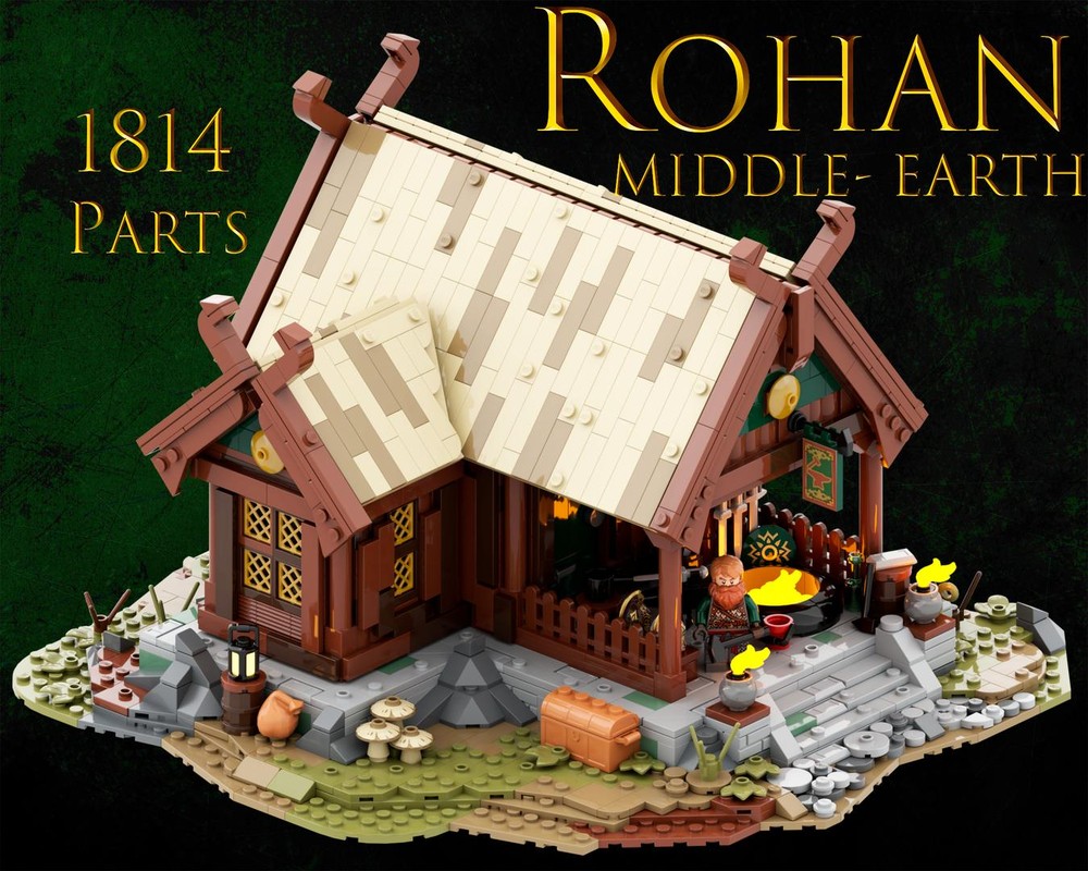 LEGO MOC Rohan Blacksmith`s House by Legat_Of_Legion | Rebrickable ...