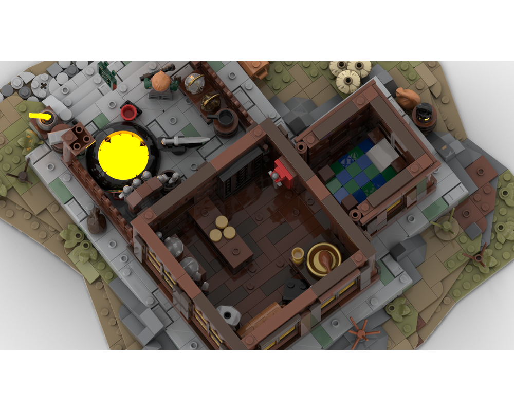 Lego Moc Rohan Blacksmith`s House By Legatoflegion Rebrickable