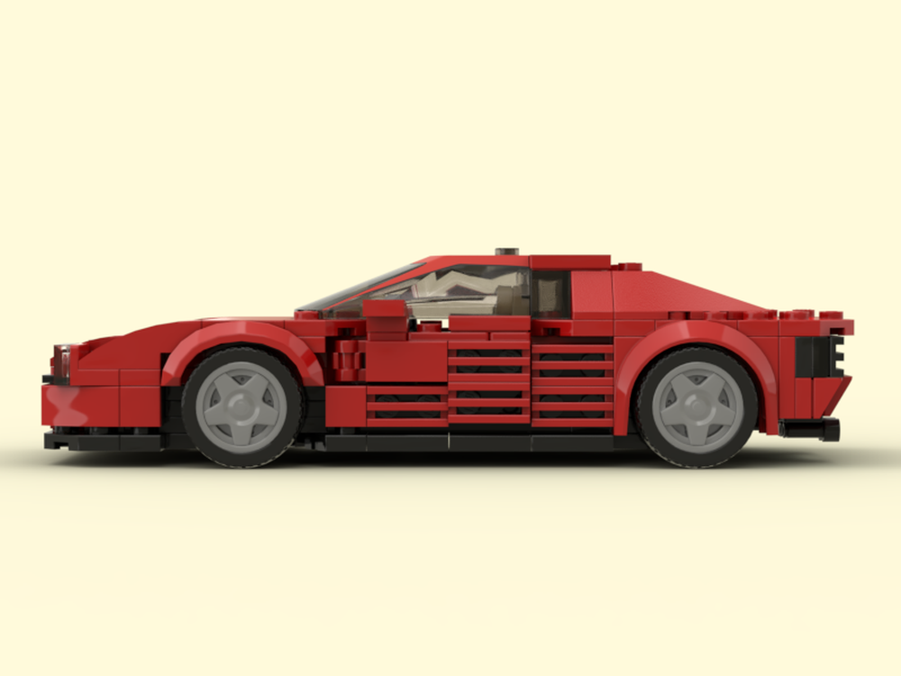 LEGO MOC 1992 Ferrari 512 TR Testarossa - 8 stud Wide by ...