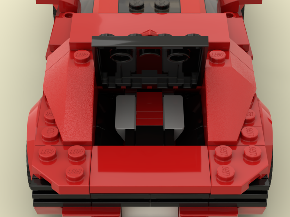 LEGO MOC 1992 Ferrari 512 TR Testarossa - 8 stud Wide by ...