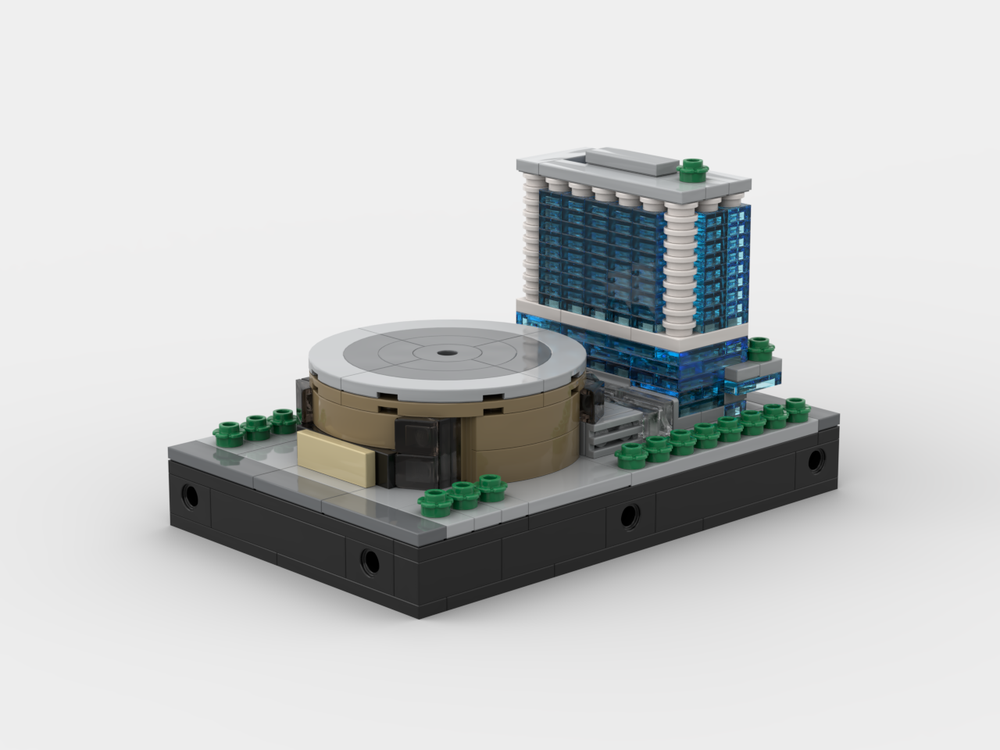 LEGO MOC Madison Square Garden|Penn Station by Taters | Rebrickable ...
