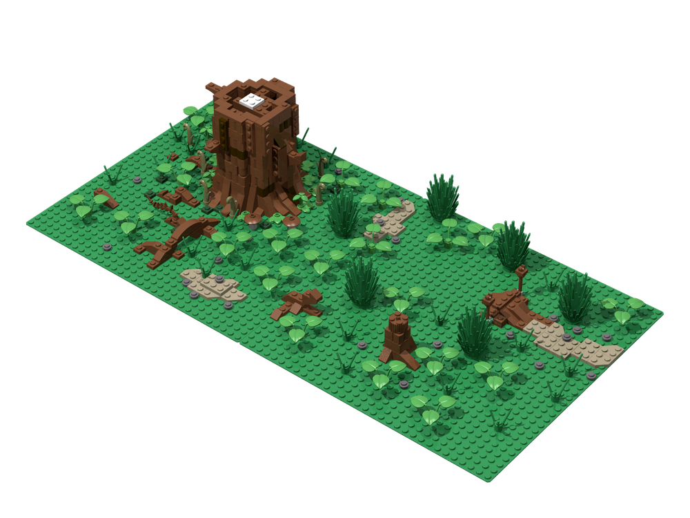LEGO MOC Endor Ewok Tree by obiwanklemmobi | Rebrickable - Build with LEGO