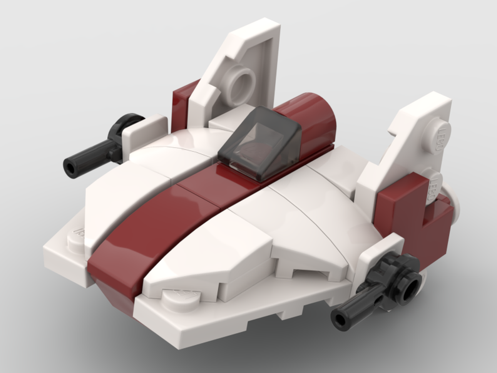 LEGO MOC micro scale A wing starfighter by Lego_things_and_stuff ...