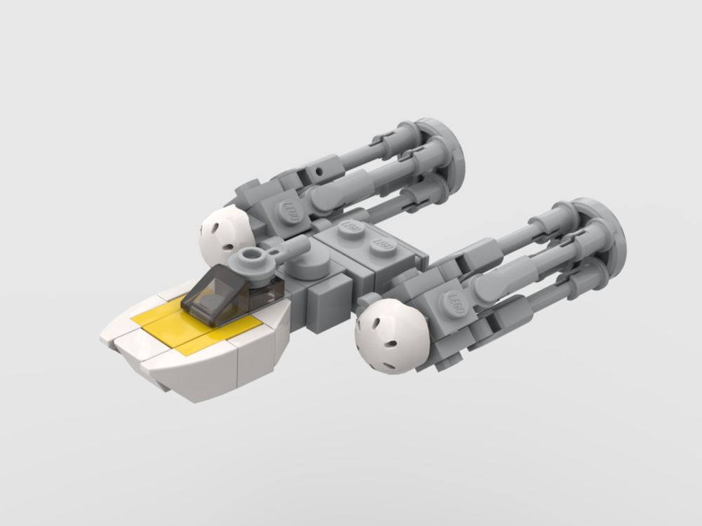LEGO MOC micro scale rebel y wing by Lego_things_and_stuff | Rebrickable - Build with LEGO