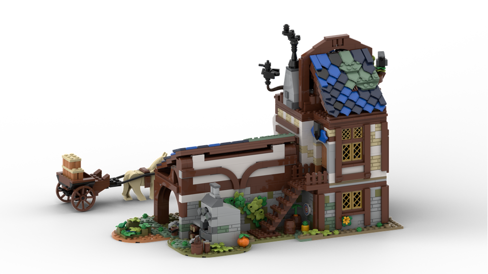 Lego Moc Black Arrow Inn By Kamimurai Rebrickable Build With Lego