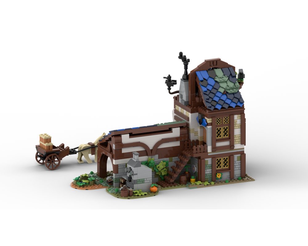 Lego Moc Black Arrow Inn By Kamimurai Rebrickable Build With Lego