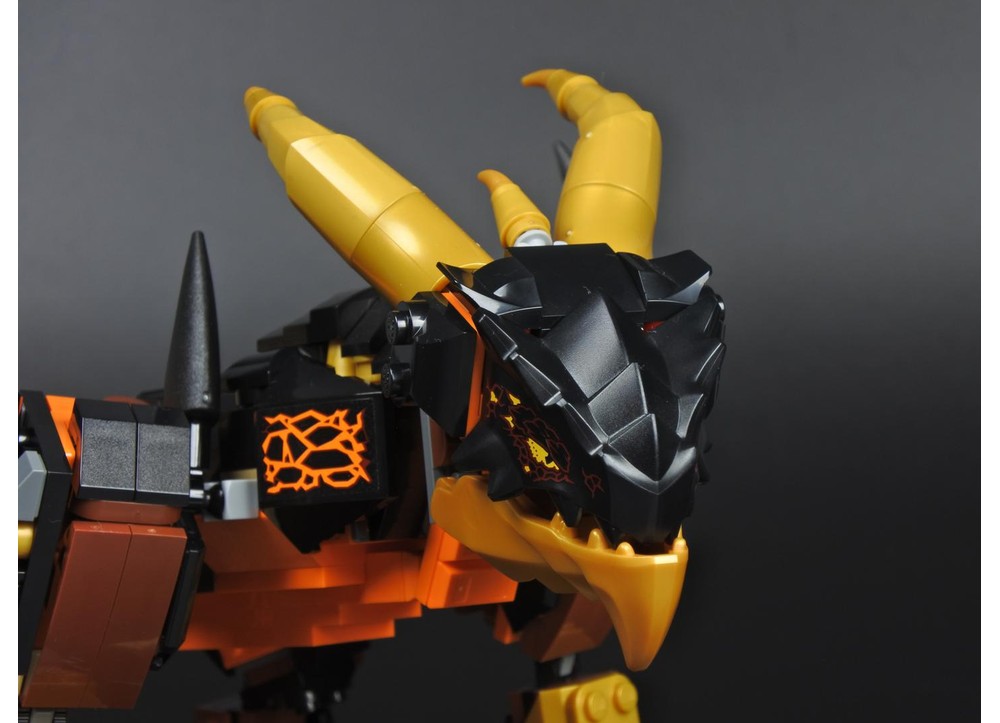 LEGO MOC Ninjago Earth Dragon by Rons_oc | Rebrickable - Build with LEGO