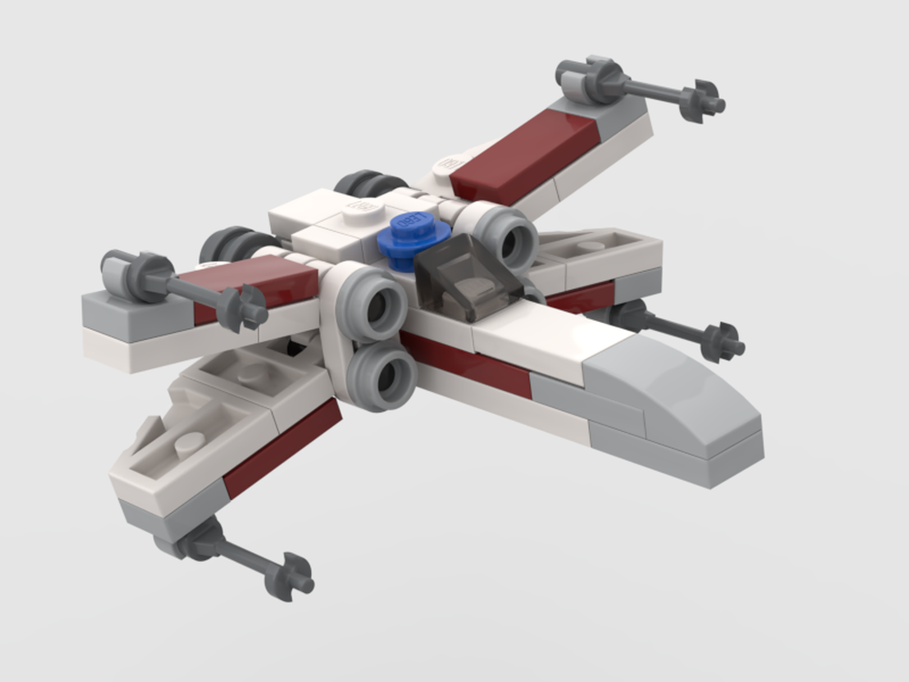 Lego Moc Micro Scale X Wing Starfighter By Legothingsandstuff