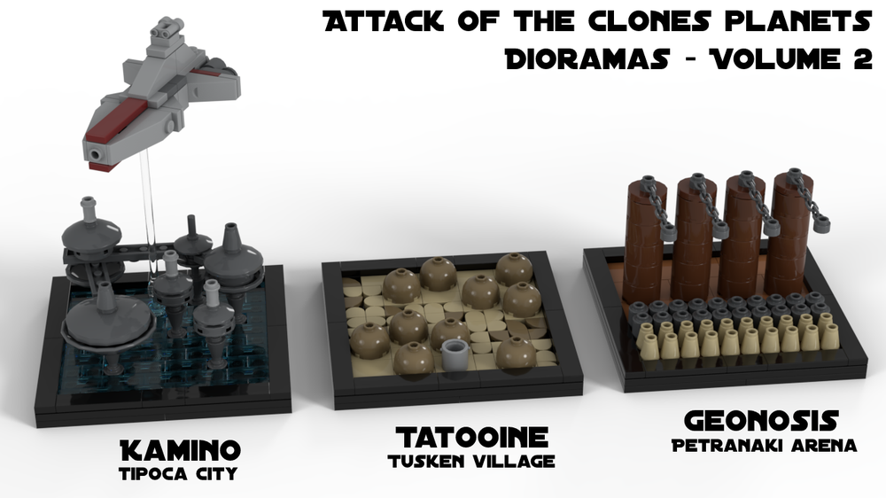 LEGO MOC Attack Of The Clones Dioramas Volume 2 by IH Bricks ...