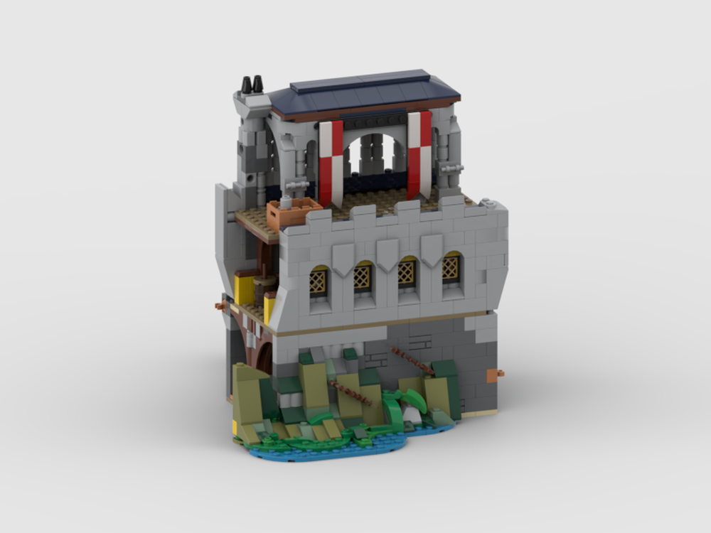 LEGO MOC Lion Knight's Castle extension by garras | Rebrickable - Build ...