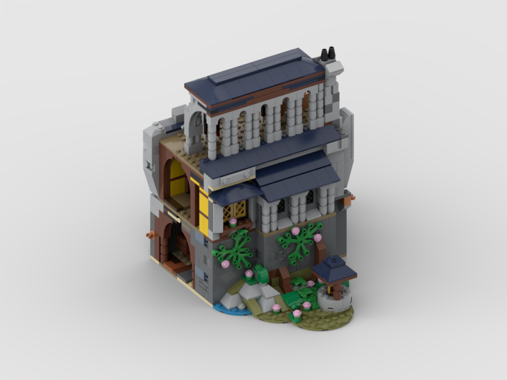 Lego Moc Lion Knights Castle Extension By Garras Rebrickable Build
