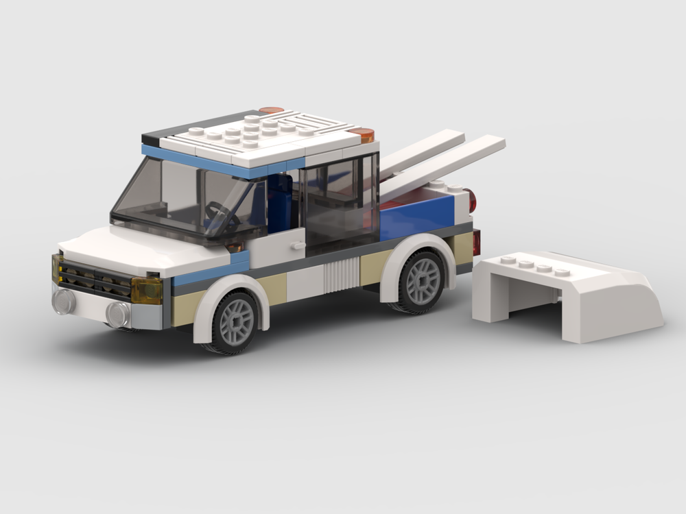 LEGO MOC Pickup with cover by P4tp4t | Rebrickable - Build with LEGO