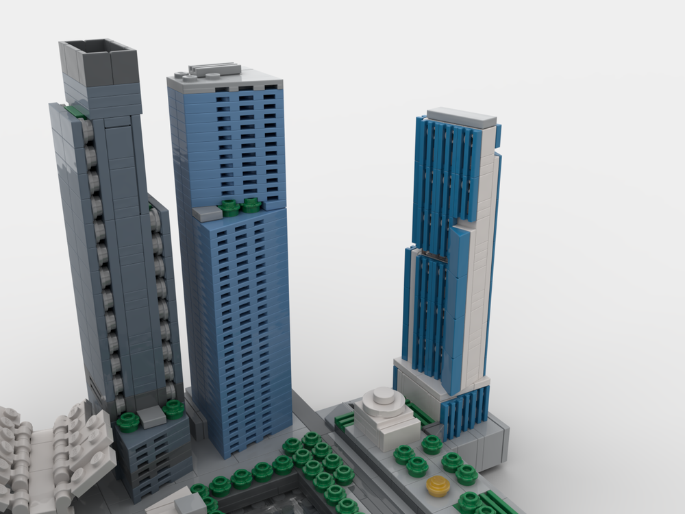 Lego Moc New World Trade Center By Taters Rebrickable Build With Lego