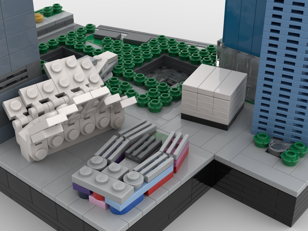 Lego Moc New World Trade Center By Taters Rebrickable Build With Lego