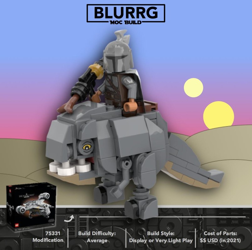 LEGO MOC Blurrg from the Mandalorian by Dream Build Bricks ...