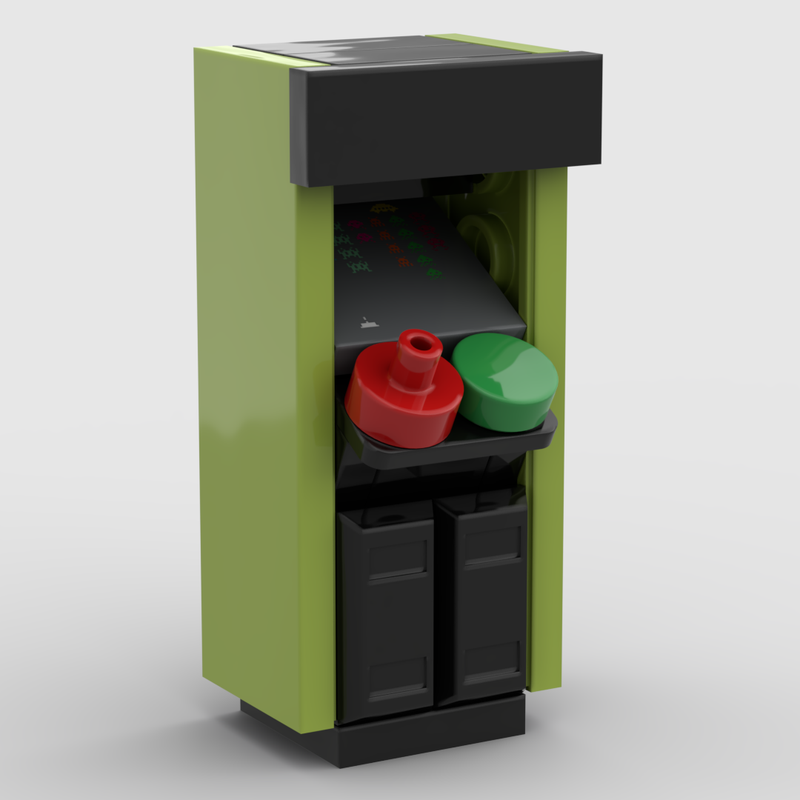 LEGO MOC Arcade Classic Cabinet by Ptchnk | Rebrickable - Build with LEGO