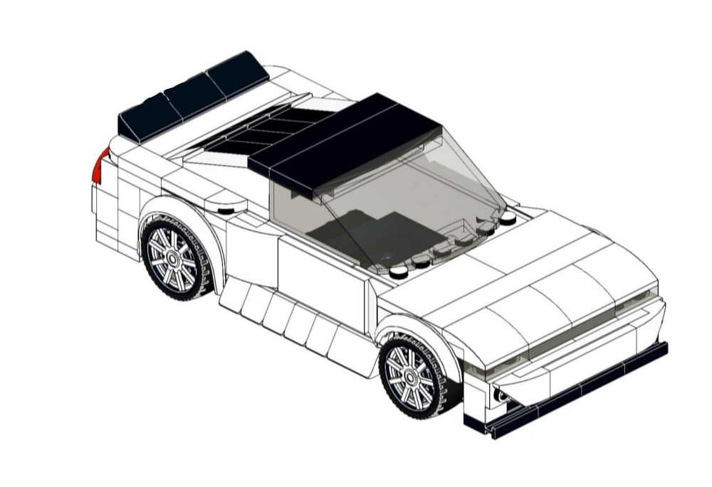 LEGO MOC Nissan 180sx with ps13 front bumper by 2021svj | Rebrickable ...
